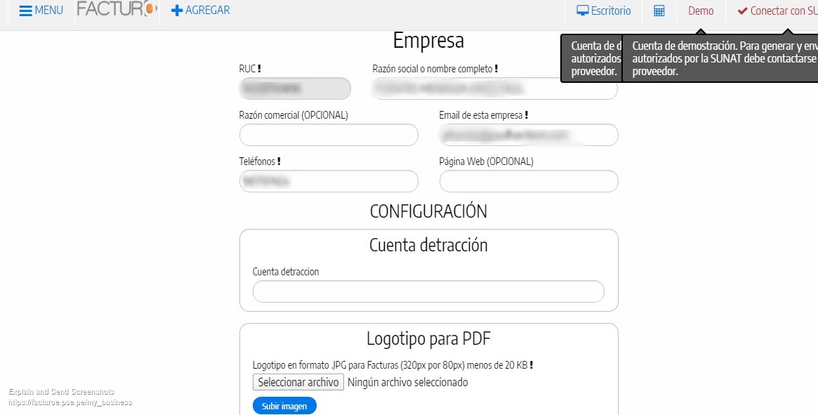 Cómo colocar un logotipo en tus facturas con Facturo - Facturo